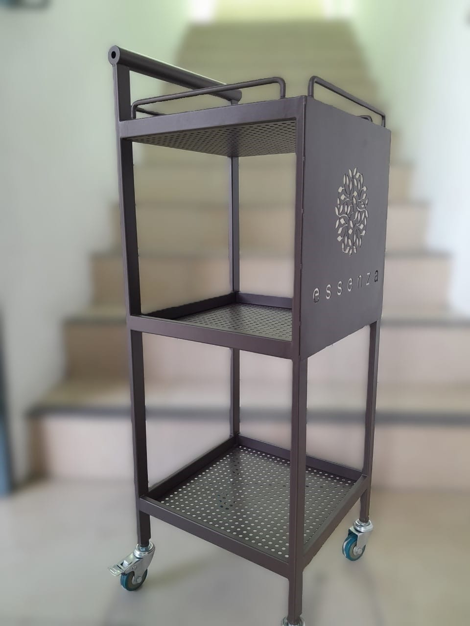 Three-Tier SS Utility Trolley – M Craft Solution Sdn Bhd